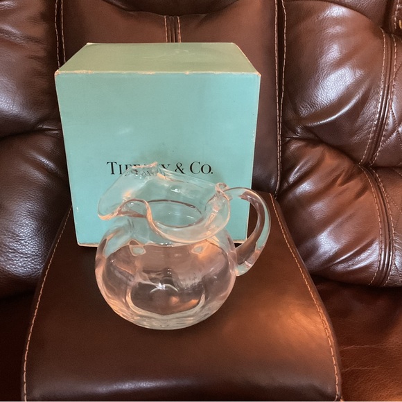 Tiffany & Co. | Dining | Tiffany Co Crystal Clear Glass Pitcher | Poshmark